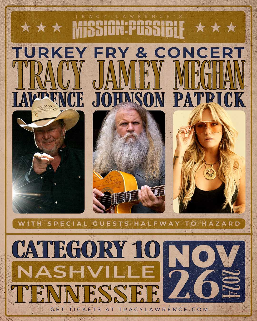 Tracy Lawrence Announces 19th Annual Mission Possible Turkey Fry and ...